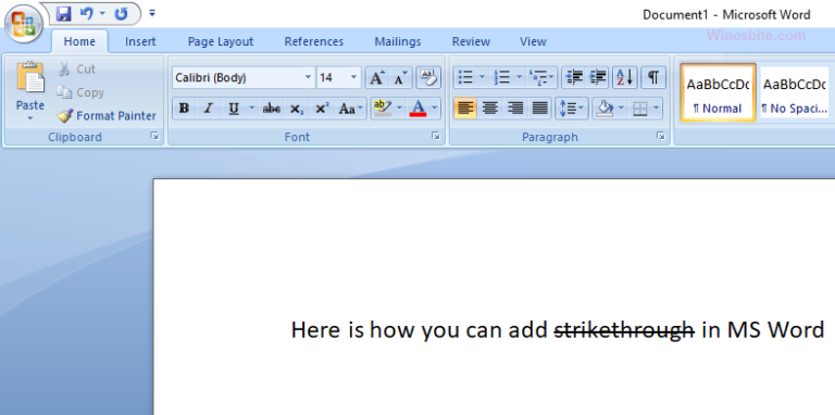 How to Add Strikethrough in Word - 3 Methods & Shortcut